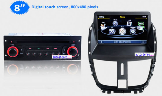 Car Stereo for Peugeot 207 Radio GPS Satnav Navigation DVD Multimedia HeadUnit Car Stereo DVD Player