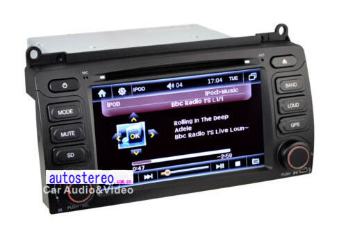Car GPS Headunit for MG7 ROVER75 Sat Nav Navigation GPS Radio Stereo DVD Player
