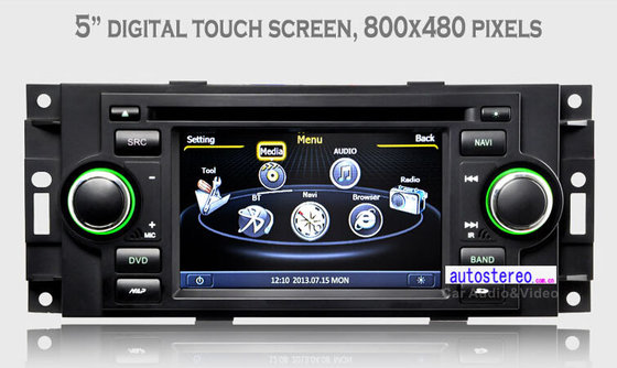 Autoradio 4 Jeep Commander Grand Cherokee Compass Stereo GPS Navigation Headunit Car Stereo DVD Player