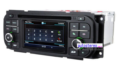 Multimedia Autoradio for Jeep Grand Cherokee Wrangler Liberty GPS Sat Nav Stereo Car Stereo DVD Player