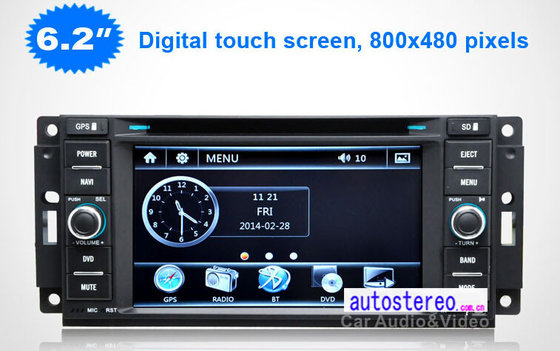 Stereo for Jeep Wrangler Grand Cherokee Compass Commander Liberty GPS Navigation Car Stereo DVD Player