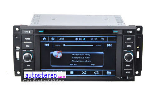 Stereo for Jeep Wrangler Grand Cherokee Compass Commander Liberty GPS Navigation Car Stereo DVD Player