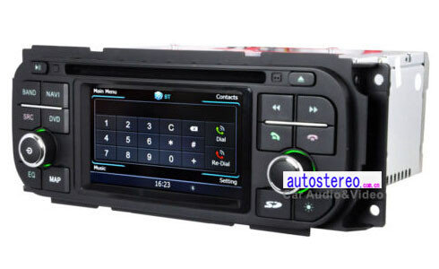 Car Stereo Sat Nav Stereo DVD for Chrysler PT Cruiser Sebring Jeep Dodge GPS Satnav Autoradio