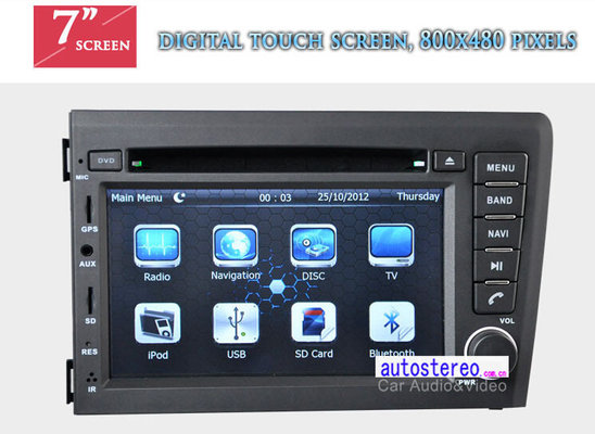 Bluetooth WinCE 6.0 7" Volvo Car Stereo Sat Nav Radio , DVD Sat Nav Car Stereo Equipment