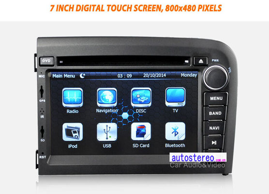 Automobile Multimedia Sat Nav Car Stereo for Volvo S80 GPS Navigation Auto Radio DVD Player