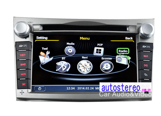 Subaru Legacy Outback GPS Sat NavDVD Player / WinCE 6.0 Bluetooth Car Radio with Sat Nav