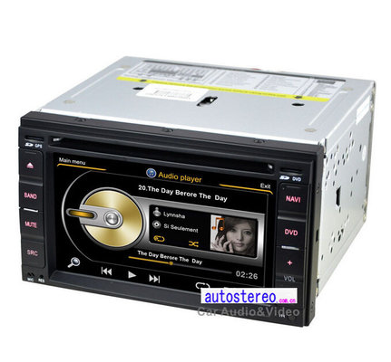 GPS Satnav Navi Navigation DVD Radio Multimedia Headunit Double Din Car Stereo Bluetooth Sat Nav