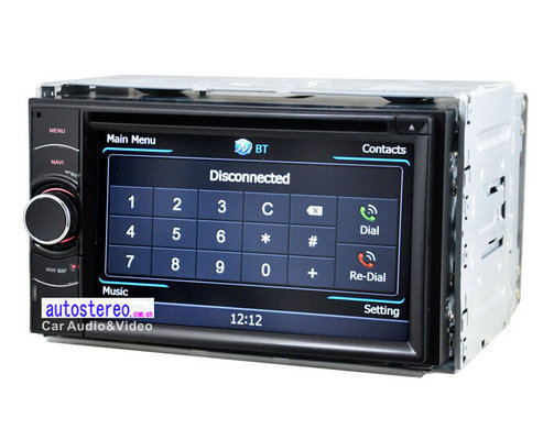 6.2'' Car Stereo Sat Nav Universal 2 Din Car Stereo GPS Navigation Multimedia DVD Player