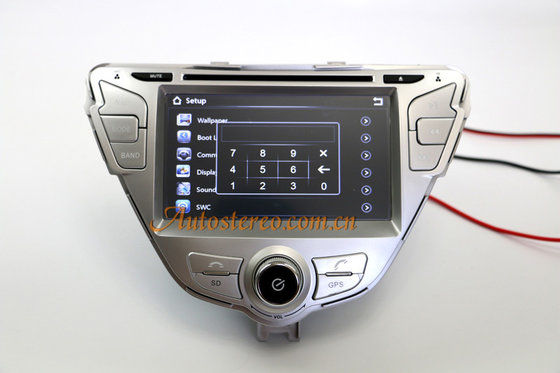 Hyundai Elantra Car DVD Sat Nav / Car Stereo Sat Nav GPS Navigation System