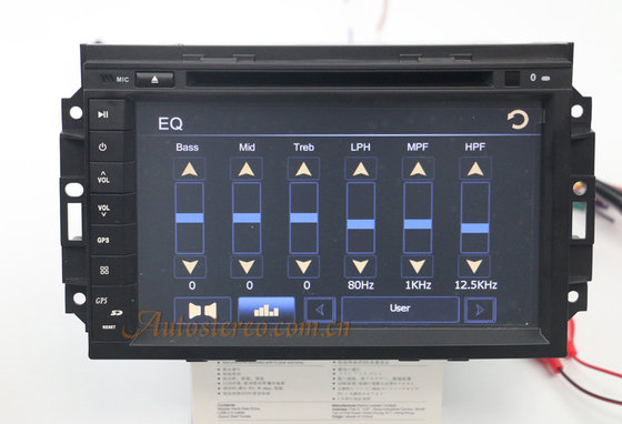 8Inch Car DVD Sat Nav GPS Digital For Chrysler 300C / Jeep / Dodge