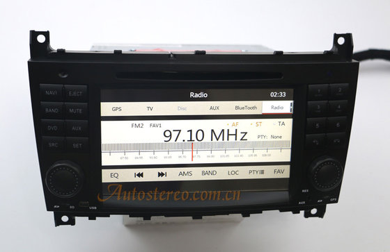 Bluetooth Car DVD Sat Nav Mercedes Benz W203 800 x 480 Pixels