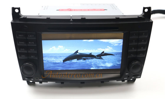 Bluetooth Car DVD Sat Nav Mercedes Benz W203 800 x 480 Pixels