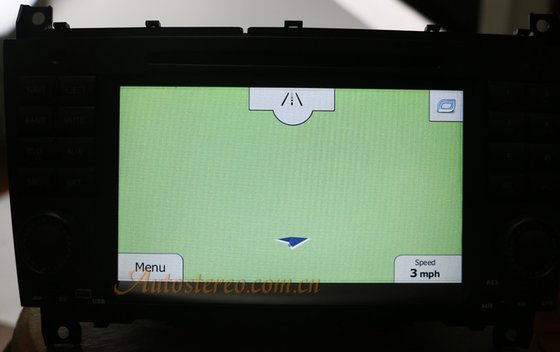 Bluetooth Car DVD Sat Nav Mercedes Benz W203 800 x 480 Pixels