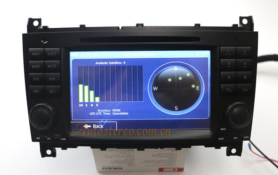 Bluetooth Car DVD Sat Nav Mercedes Benz W203 800 x 480 Pixels