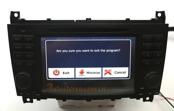 Bluetooth Car DVD Sat Nav Mercedes Benz W203 800 x 480 Pixels
