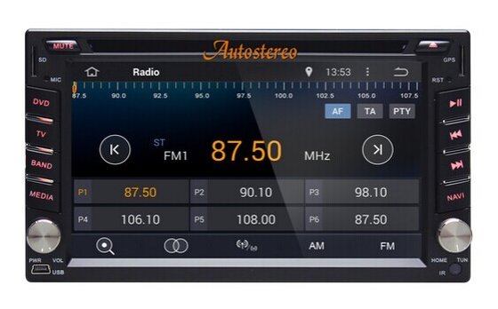 6.2 Inch Hyundai Car MP3 Player Andriod 4.4 , Car GPS Navigation