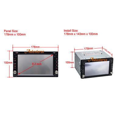 6.2 Inch Hyundai Car MP3 Player Andriod 4.4 , Car GPS Navigation