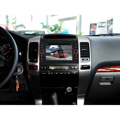 CPU Dual Screen Portable In Car Sat Nav For Toyota Prado 2008+