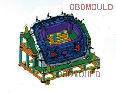Auto Five Door Inner Plate Inspection CAM And Catia Software Checking Tooling Fixture Components