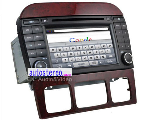 Car Stereo GPS Mercedes Benz Sat Nav DVD for Benz S-Class 7 Inch Screen