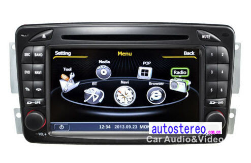 Double Din Mercedes Benz Sat Nav DVD