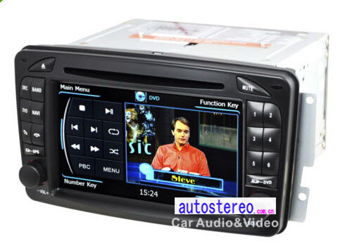 Double Din Mercedes Benz Sat Nav DVD