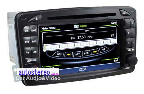 Double Din Mercedes Benz Sat Nav DVD