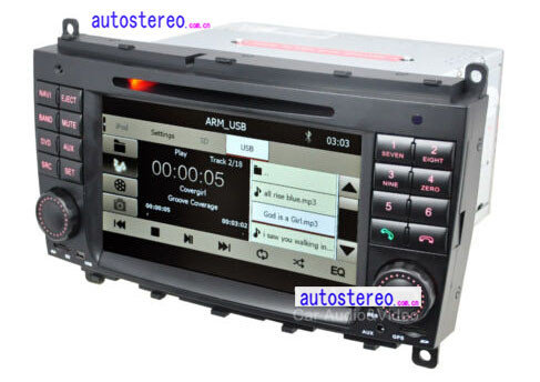 7'' Car Stereo DVD GPS Navigation for Mercedes-Benz CLK W209 CLS W219