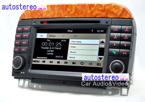 7 Inch Mercedes Benz Sat Nav DVD GPS Stereo Navigation Multimedia