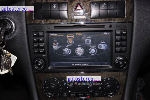 Auto Radio GPS Satnav Headunit 7'' Car Stereo Systems With Dual Zone