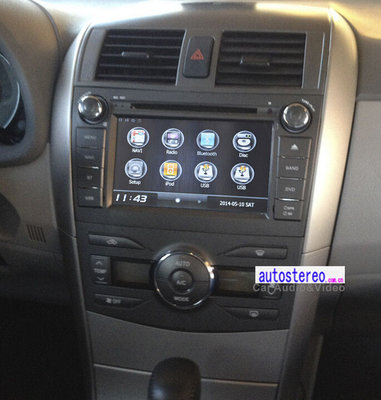 7" Car Stereo DVD GPS Navigation System  for Toyota Corolla
