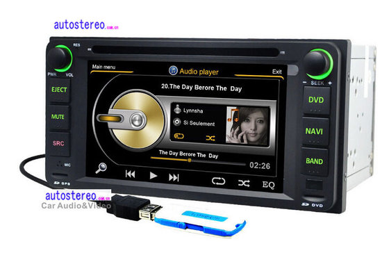 Toyota Sat Nav DVD 6.2'' Car Stereo GPS Navigation Multimedia  for Toyota Hilux Land Cruiser Prado Camry