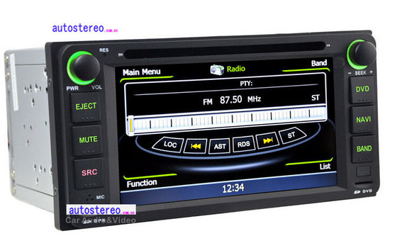 Toyota Sat Nav DVD 6.2'' Car Stereo GPS Navigation Multimedia  for Toyota Hilux Land Cruiser Prado Camry