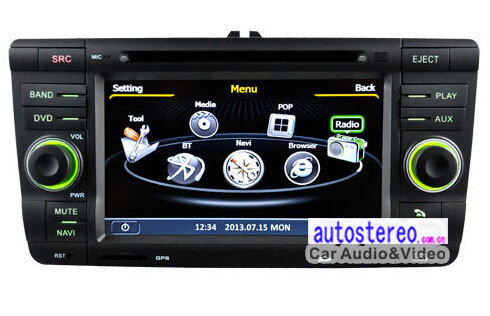 3G / WIFI Car Stereo DVD Player for Skoda Octavia Laura Fabia Yeti 800*480 pixels Touch Screen