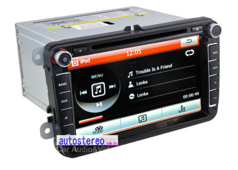 VOLKSWAGEN Golf Polo Satnav GPS Navigation Radio Multimedia Car Stereo with Sat Nav 8"