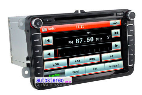 VOLKSWAGEN Golf Polo Satnav GPS Navigation Radio Multimedia Car Stereo with Sat Nav 8"