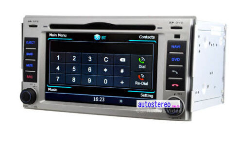 6.2'' Car Stereo GPS Headunit Multimedia for Hyundai Santa Fe