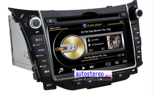 Hyundai i30 Elantra GT GPS AutoRadio Headunit DVD Player Hyundai Sat Nav With 3G WIFI