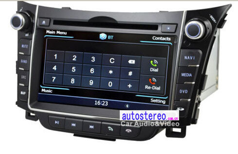 Hyundai i30 Elantra GT GPS AutoRadio Headunit DVD Player Hyundai Sat Nav With 3G WIFI