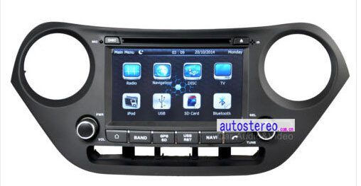 Bluetooth phonebook Hyundai Sat Nav Car Stereo for Hyundai i10 Radio 8 Inch HD Touch Screen