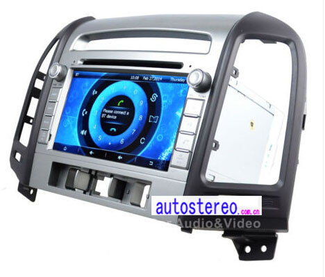 Sliding 3D Screen Hyundai Sat Nav Car Stereo GPS Navigation Radio for Hyundai Santa Fe