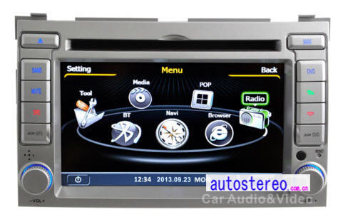 Auto Hyundai Sat Nav Car Stereo for Hyundai i20 GPS Navigation Headunit AutoRadio SatNav DVD Player