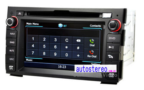 KIA Ceed  7 Inch Digital Touch Screen Hyundai Sat Nav Car Stereo with CD / DVD / iPod / Dual Zone