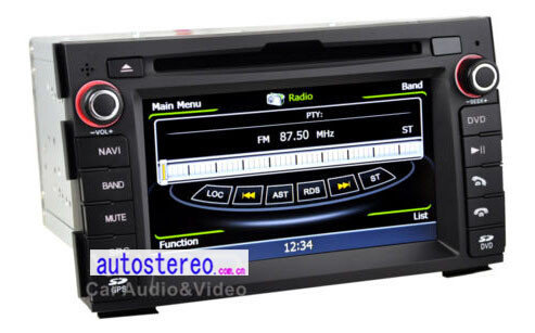 KIA Ceed  7 Inch Digital Touch Screen Hyundai Sat Nav Car Stereo with CD / DVD / iPod / Dual Zone