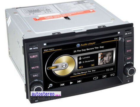 KIA Sportage Cerato Spectra Hyundai Sat Nav 6.2'' Car Stereo Parts With 3G WIFI Three Zone