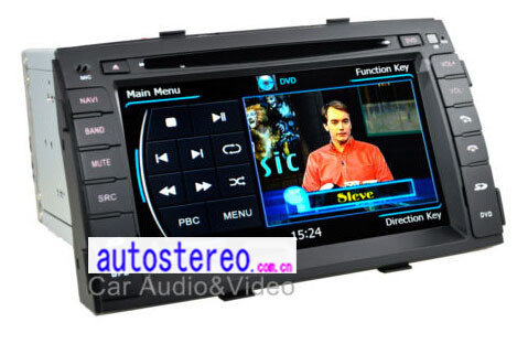 Three Zone Hyundai Sat Nav Car Stereo DVD for KIA Sorento Vehicle GPS Satnav Navigation