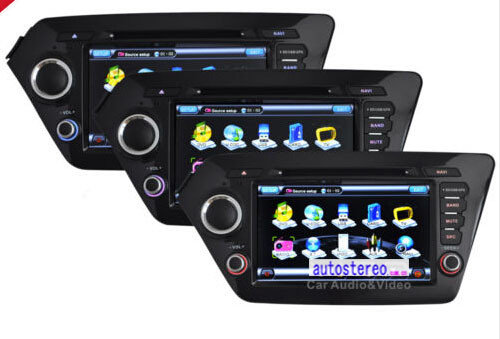 Touch Screen  Bluetooth Hyundai Sat Nav Car DVD for KIA K2 RIO GPS Navigation Sat Nav Auto Radio