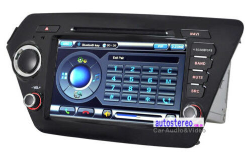 Touch Screen  Bluetooth Hyundai Sat Nav Car DVD for KIA K2 RIO GPS Navigation Sat Nav Auto Radio
