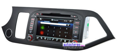 KIA Picanto / Morning Car Stereo SatNav Headunit DVD with iPod | Dual Zone | USB | SD