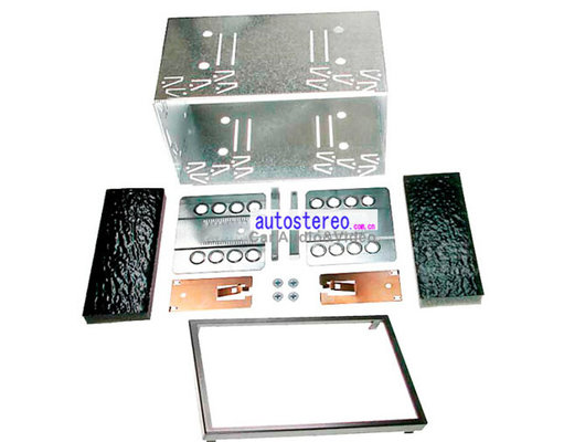 Universal Car Stereo 2 Double DIN Head Unit Cage Fitting Fascia